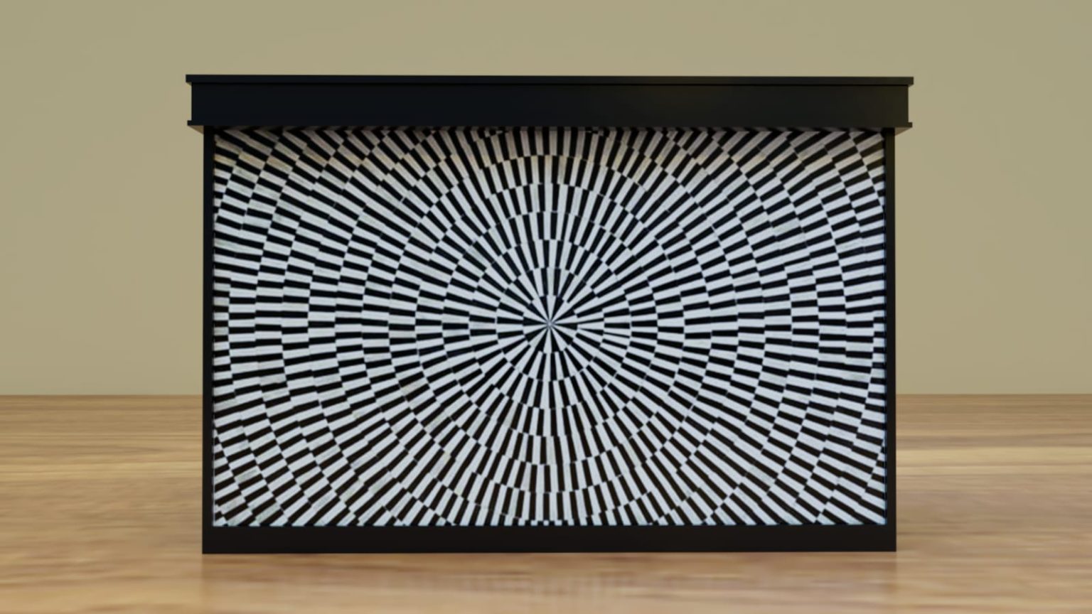 Bone Inlay Bar Counter - Home Bars