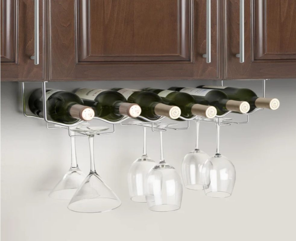 Under Cabinet Wine Rack